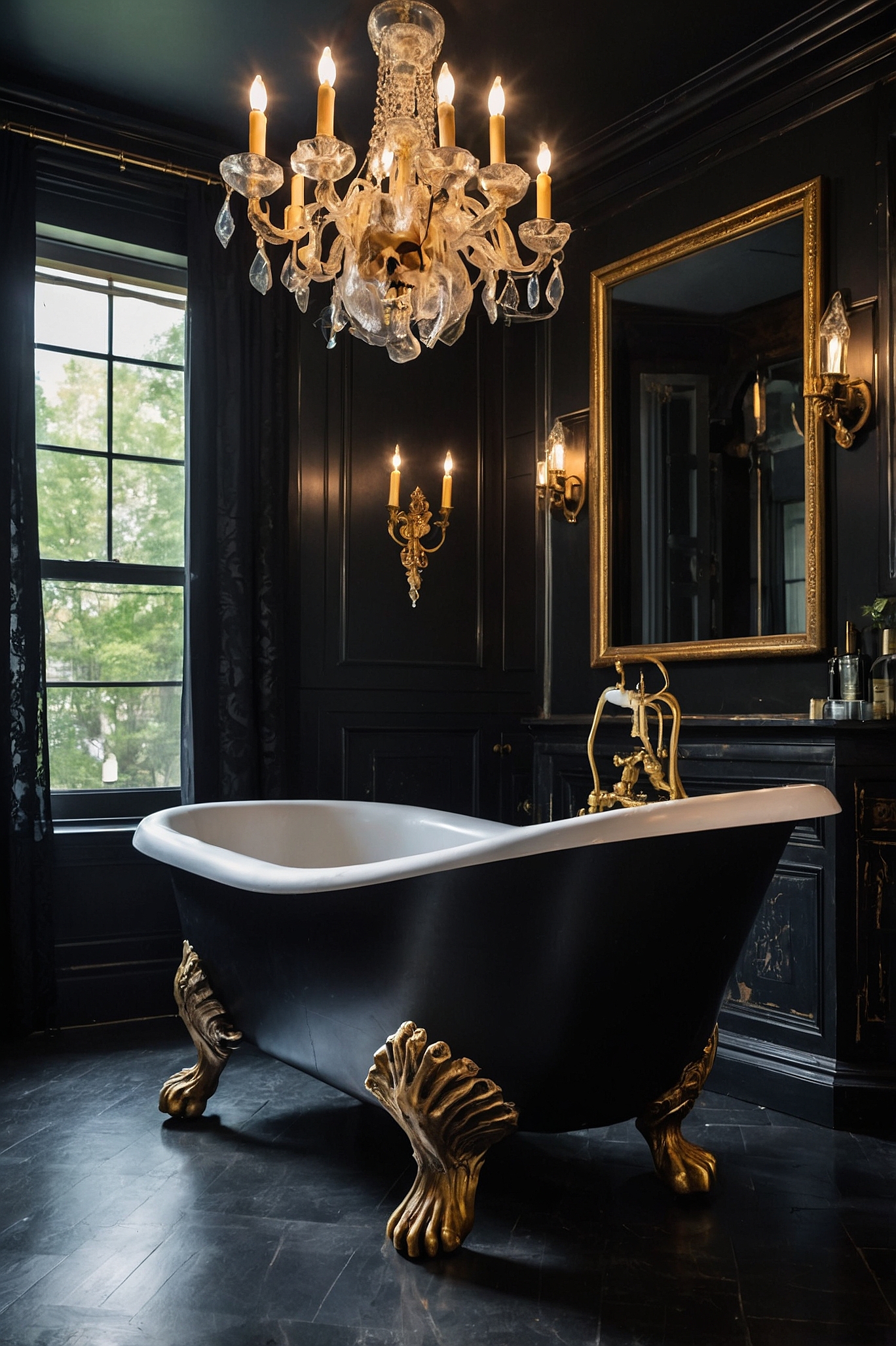 Gothic Glam: 13 Ways to Add Addams Family Flair to Your Home – Curated ...