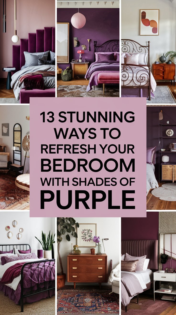 13 Stunning Ways to Refresh Your Bedroom with Shades of Purple ...