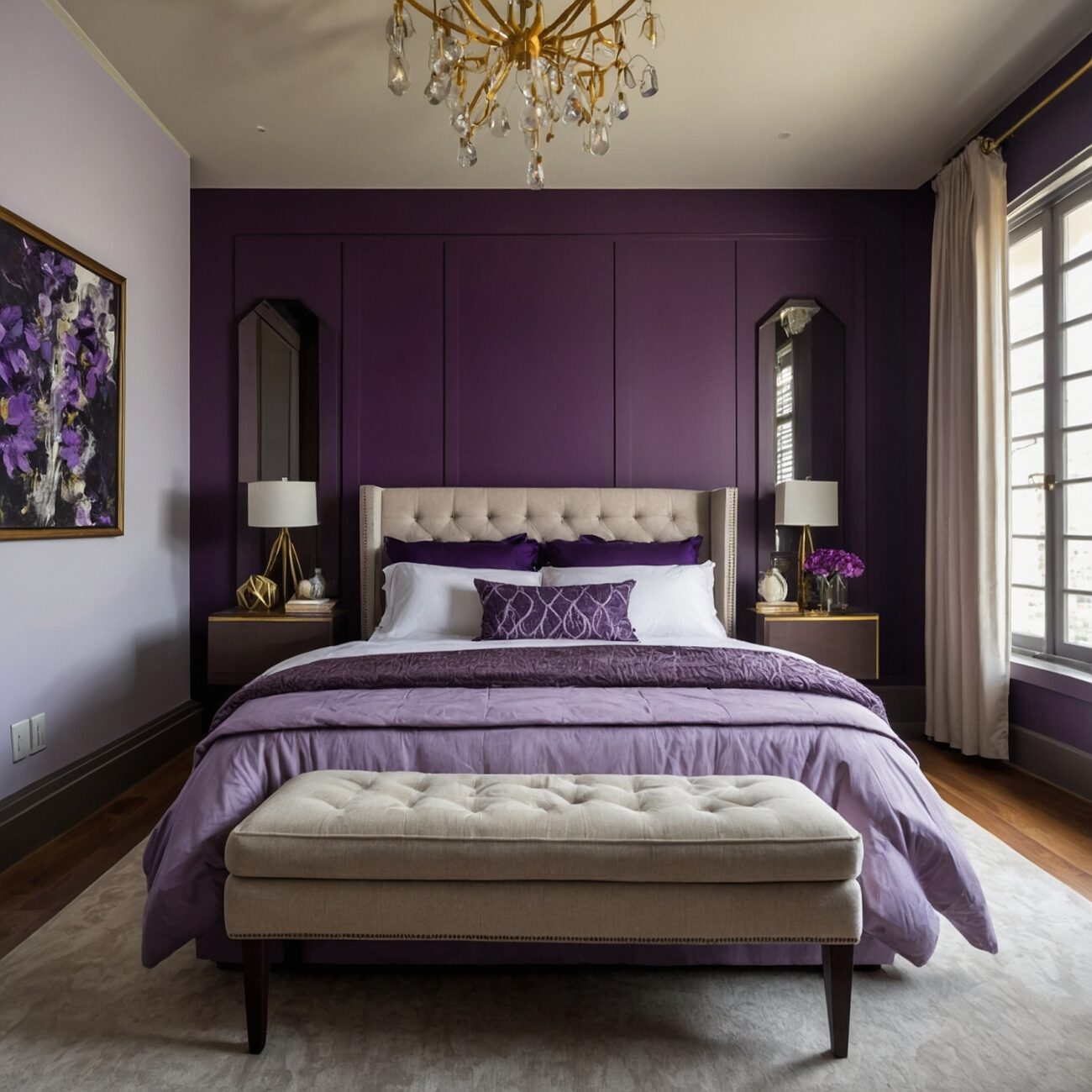 13 Stunning Ways to Refresh Your Bedroom with Shades of Purple ...