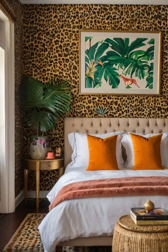 10 Jaw-Dropping Bedroom Ideas with Cheetah Print Wallpaper – Curated ...